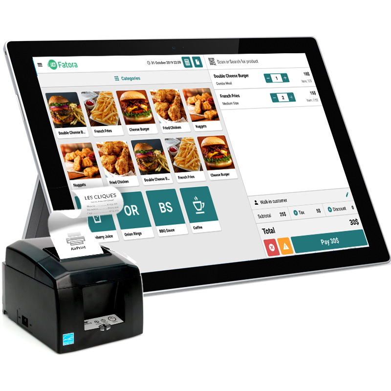 Smart Cashier & POS system | Fatora Online Payment Solutions