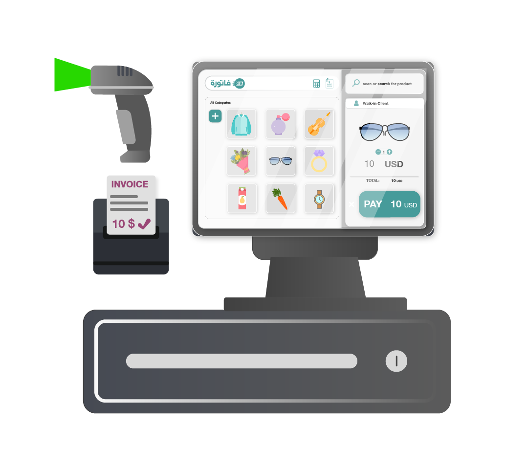 Smart Cashier & POS system - Fatora Platform